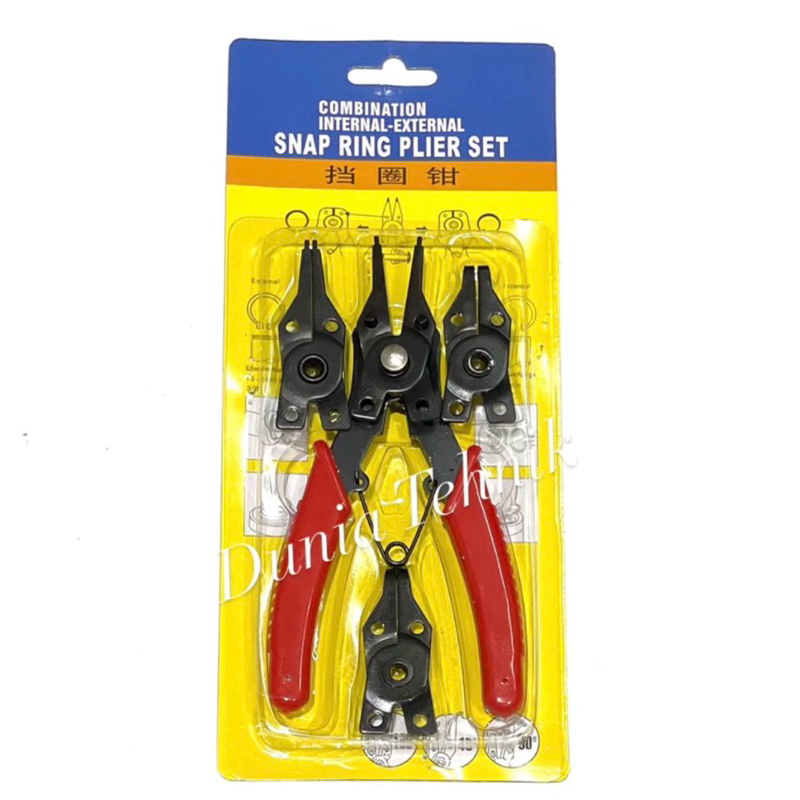 Jual Tang Snap Ring Set 4 Mata Tang Spie Set 4 Mata Tang Snap Ring ...