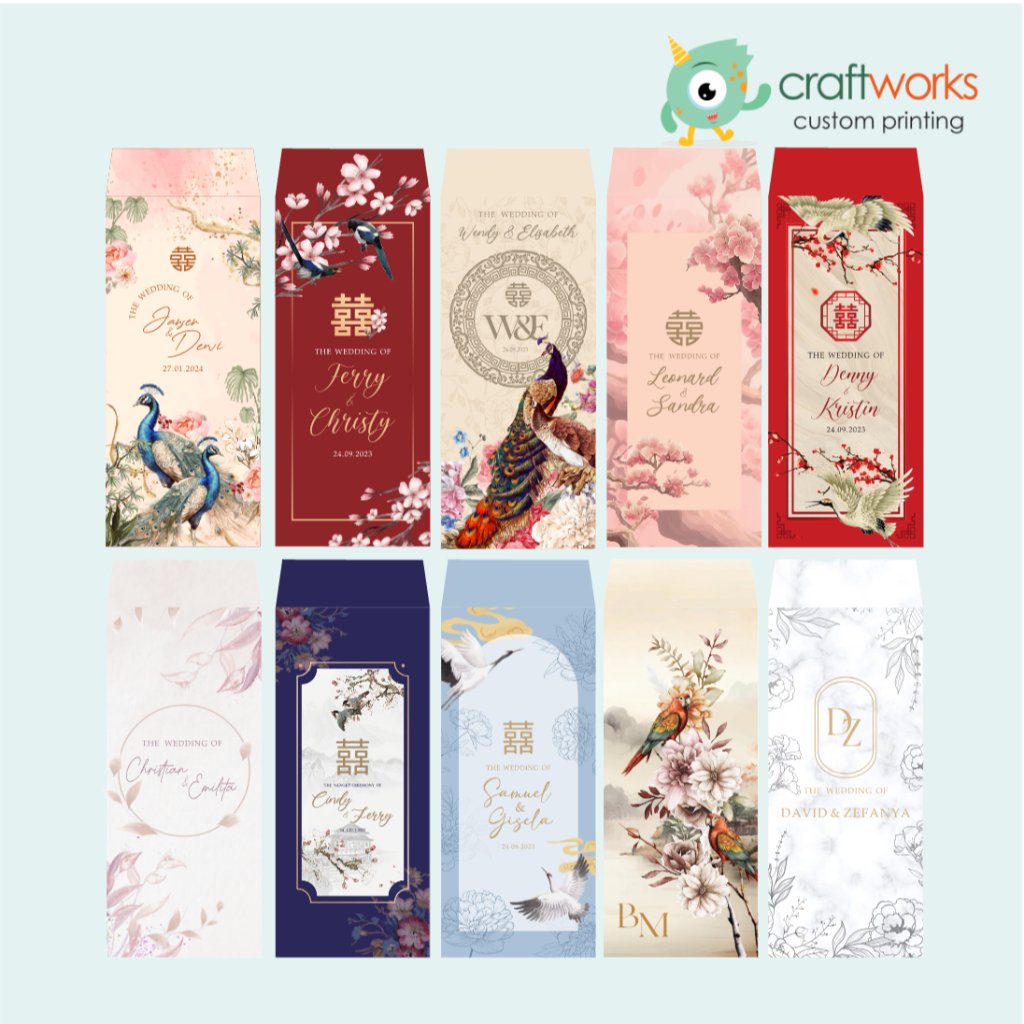 Jual CUSTOM ANGPAO WEDDING / SANGJIT | Shopee Indonesia
