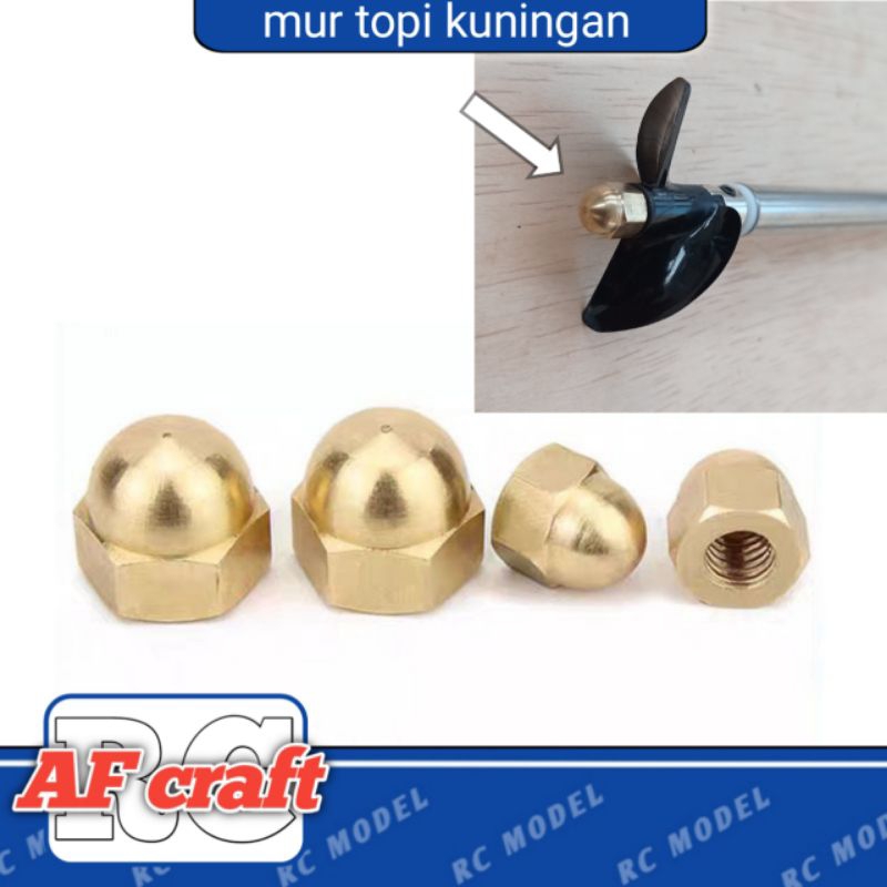 Jual mur topi kuningan M3 M4 M5 | Shopee Indonesia