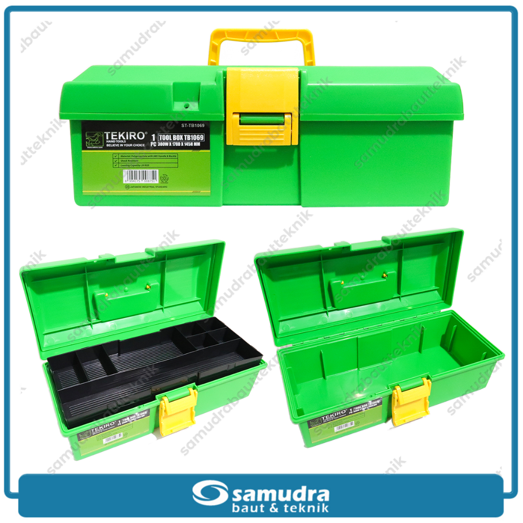 Jual Tool Box Plastik TEKIRO TB1069 Toolkit Tempat Kunci Kotak Perkakas PVC | Shopee Indonesia