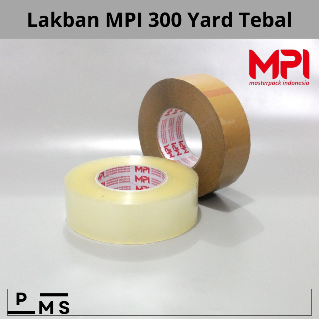 Jual Lakban 300 Yard MPI - Lakban Bening Coklat Jumbo 45 mm x 300 Yard Master Pack Indonesia ...