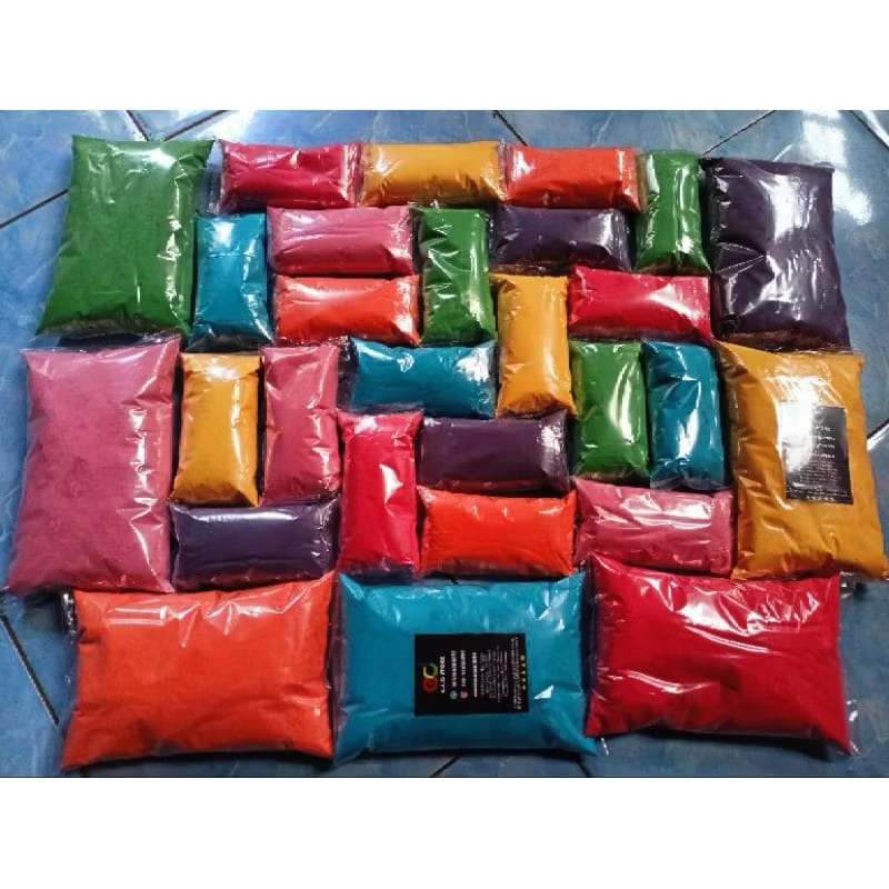 Jual Holi Powder/Bubuk Warna/Color run/Bubuk Warna warna isi [500gr ...