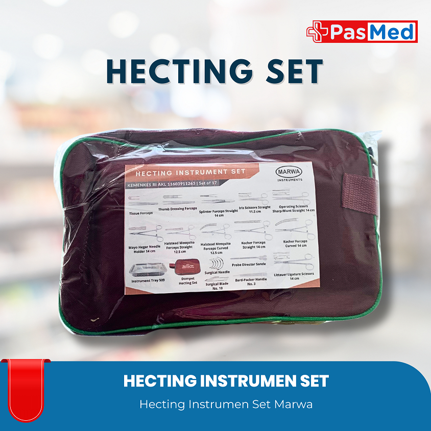 Jual PASMED | MARWA - Hecting / Heacting Instrument Set Komplit ...