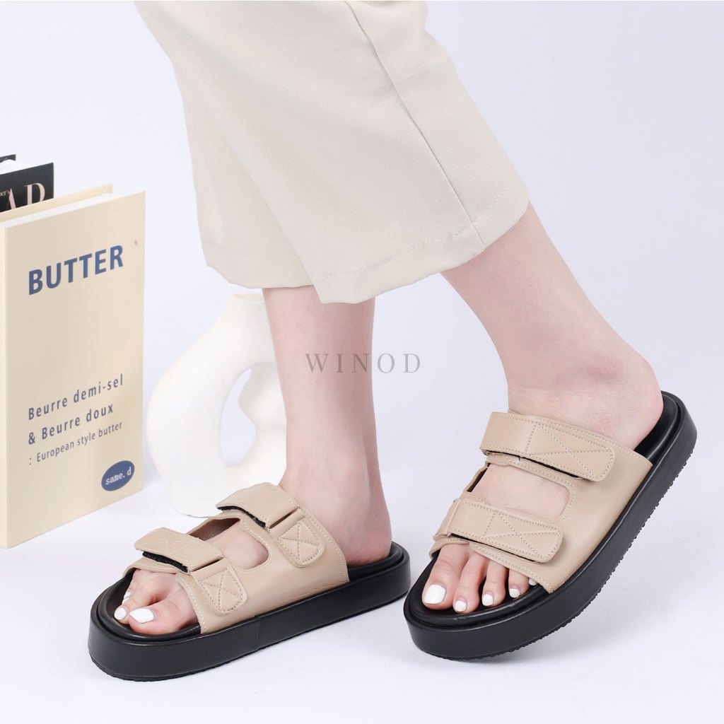 Jual WINOD - Kezia Sandal Wanita Platform Model Simple Daily | Shopee ...