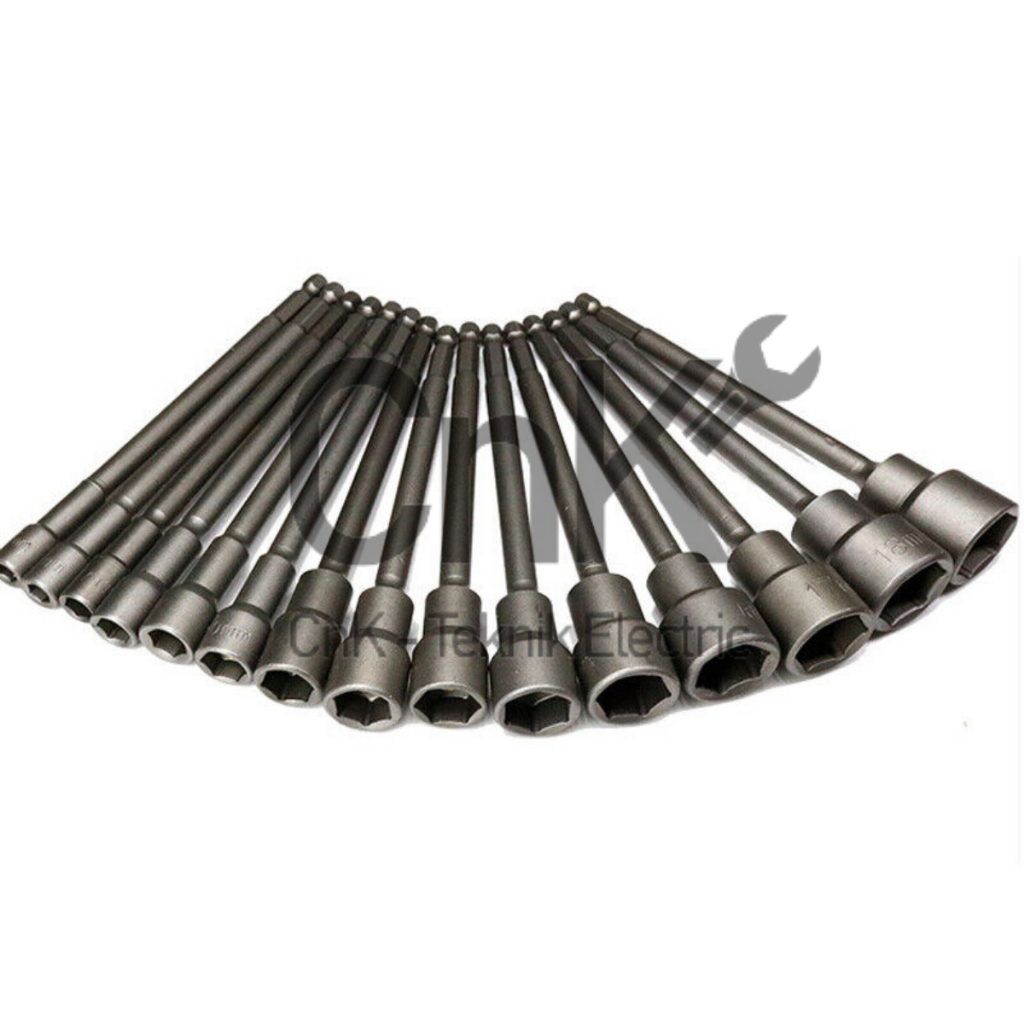 Jual KUNCI SOCKET ROOFING MAGNETIC PANJANG 100 MM ADAPTOR KUNCI HEX ...