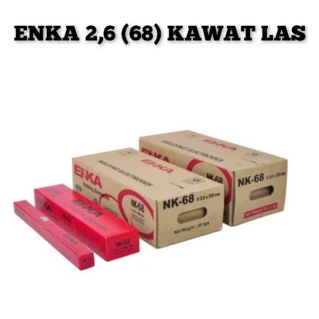 Jual ENKA NK Kawat las ukuran 2,6mm isi 20Kg | Shopee Indonesia
