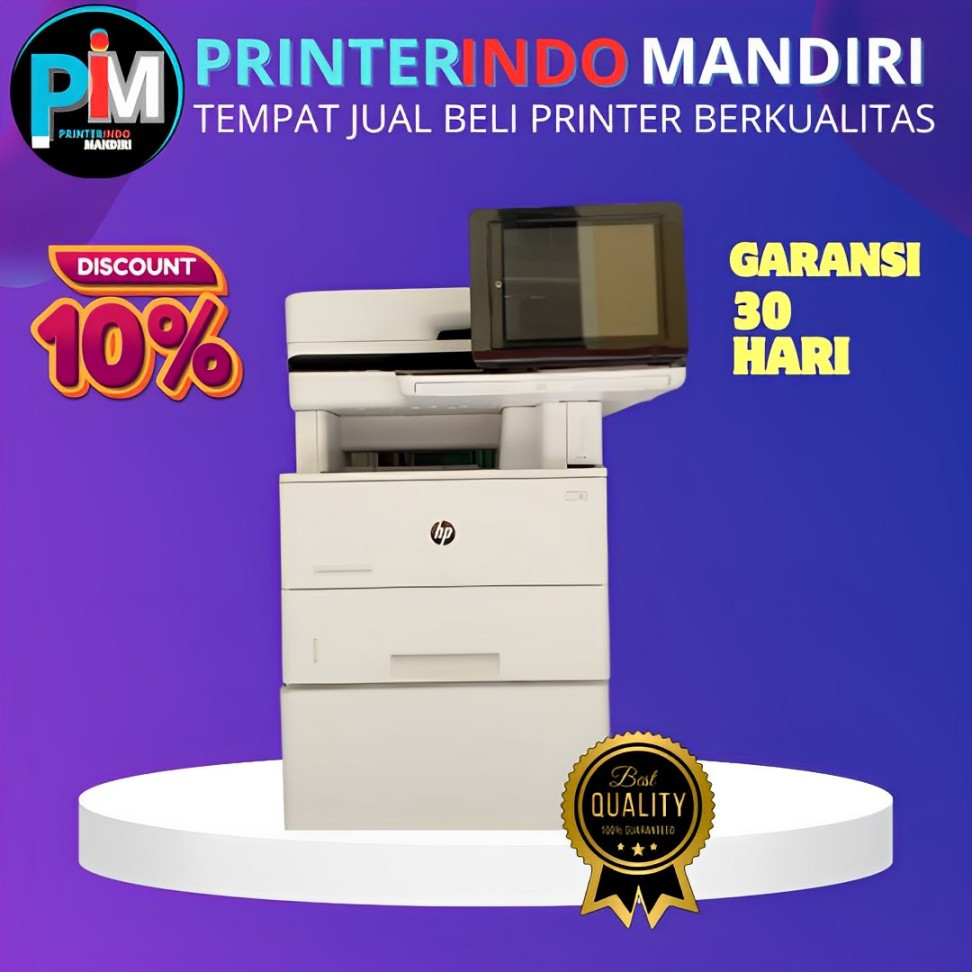 Jual Printer hp laserjet managed flow E52545 print scan copy second siap pakai printer ...