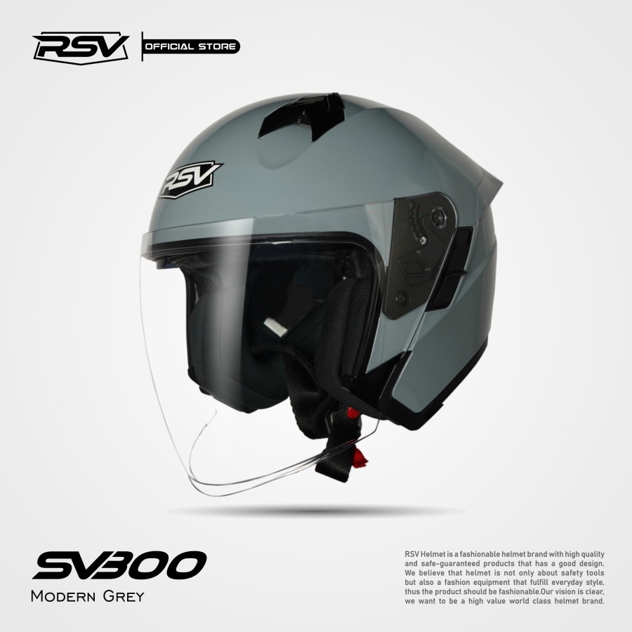 Jual HELM RSV SV300 MODERN GREY DOUBLE VISOR ORIGINAL / HELM RSV / HELM ...