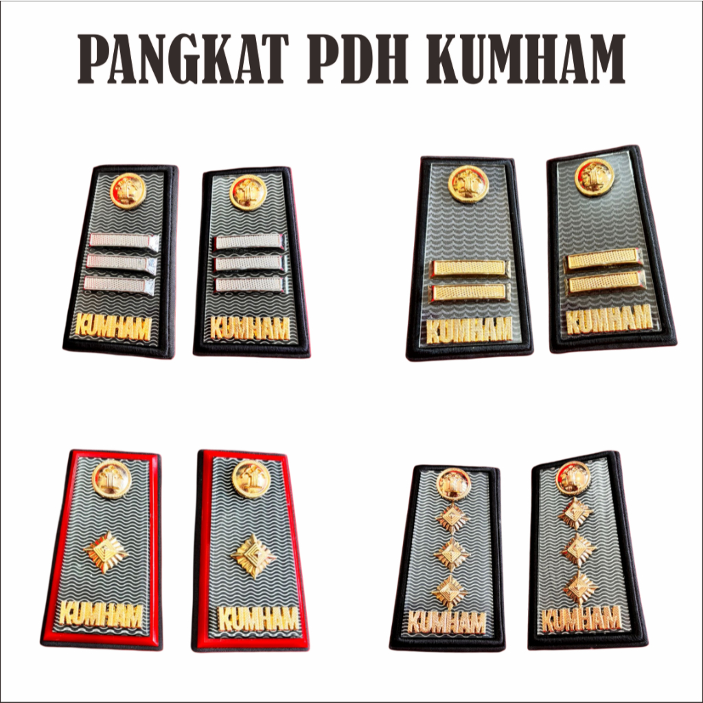 Jual PANGKAT PDH MIKA BORDIR LOGAM KUMHAM GOLONGAN 2A 2B 2C 2D 3A 3B 3C 3D 4A 4B KEMENKUMHAM ...