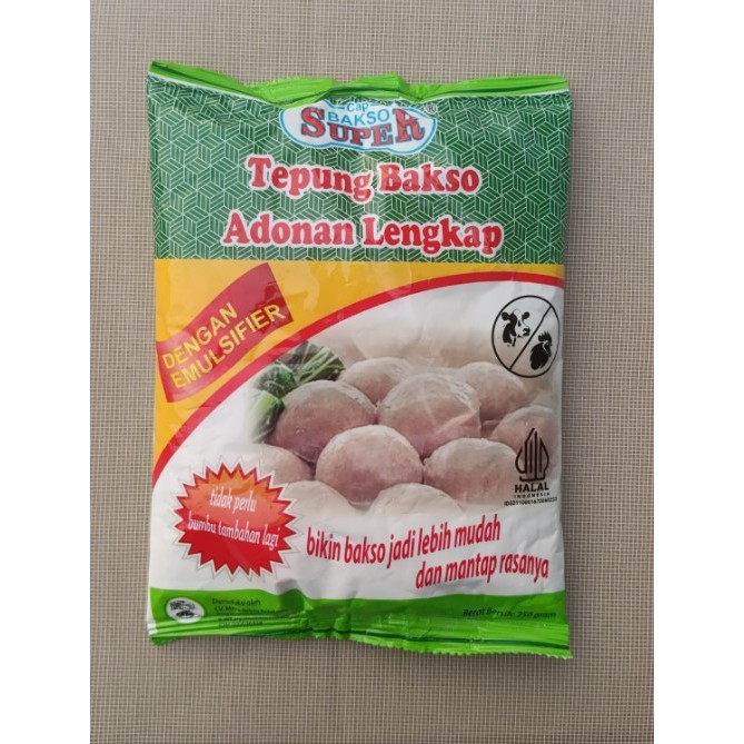 Jual Tepung Bakso lengkap tinggal pakai dari cap bakso super membuat ...