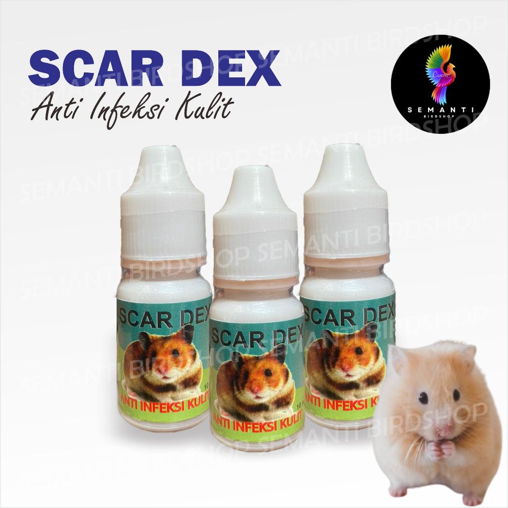 Jual JUAL SCARDEX SCAR-DEX VITAMIN OBAT HAMSTER MARMUT SAKIT KULIT ...
