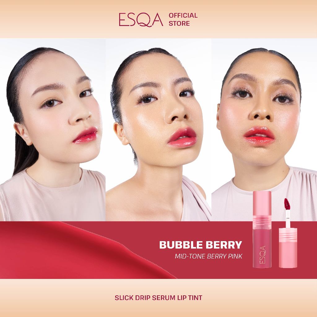 Jual ESQA Slick Drip Serum Lip Tint | Shopee Indonesia