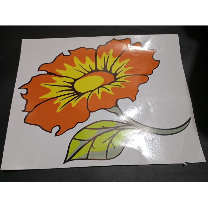 Jual stiker vinyl gambar besar (bunga) | Shopee Indonesia