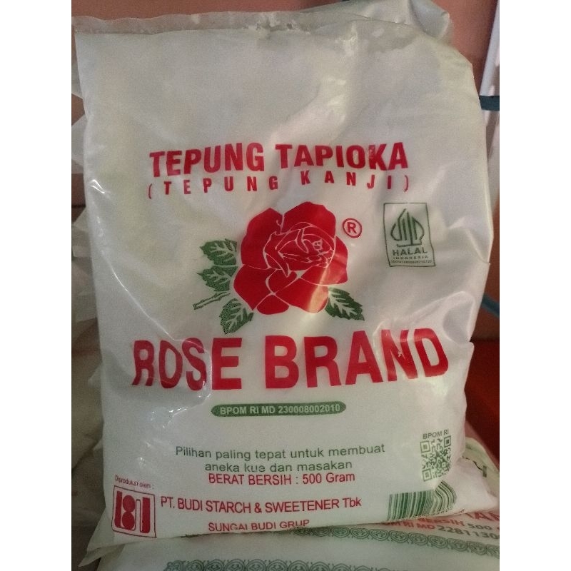 Jual Tepung Tapioka Rose Brand 500gr (Per Paket) | Shopee Indonesia