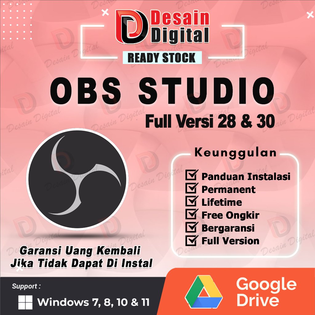 Jual Software Rekam Layar Leptop/Komputer - OBS Studio 30 Terbaru ...