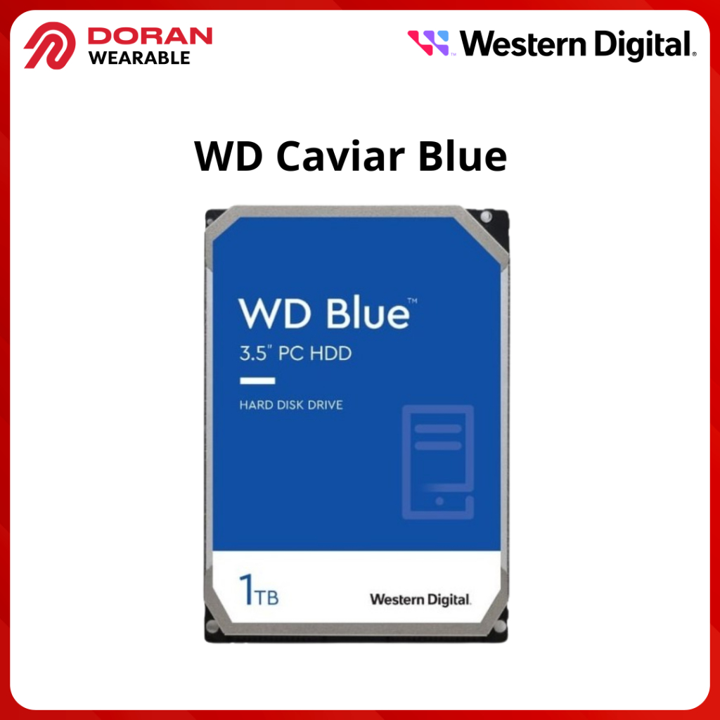 Jual WD Caviar Blue 1TB 2TB 4TB 6TB 8TB - HDD Internal PC Desktop ...