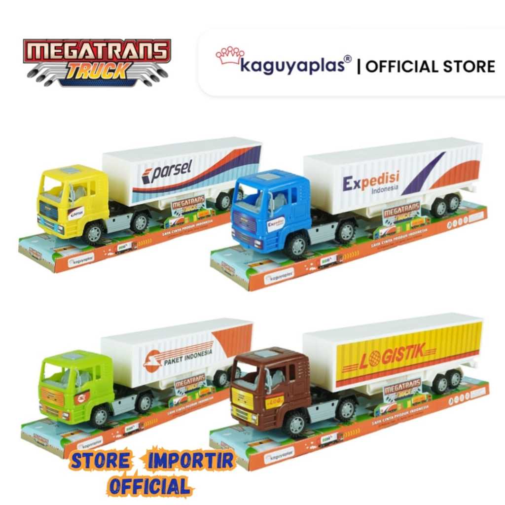 Jual Mainan Anak Mobil Truck Kontainner KGP 127 1 Megatrans Truck ...