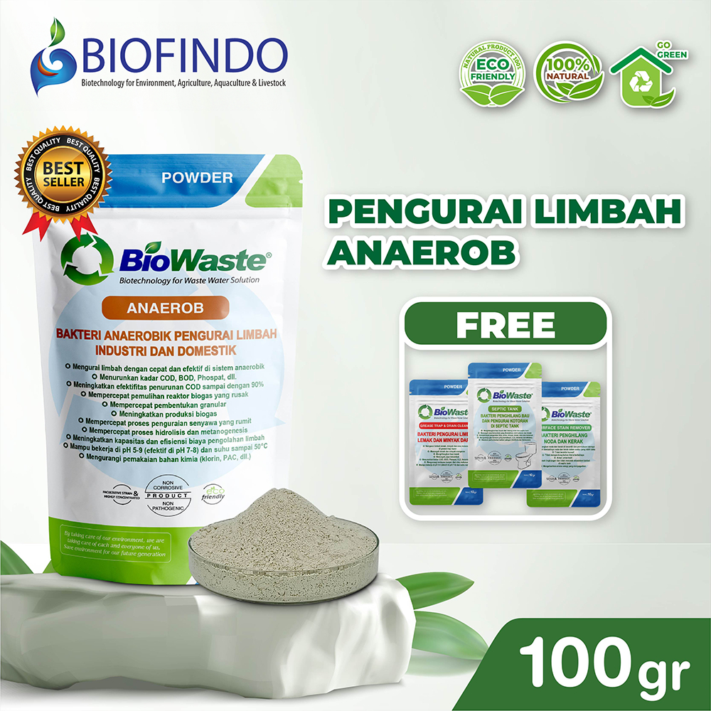 Jual Jual bakteri pengurai limbah industri BioWaste Anaerob 100 gram | Shopee Indonesia