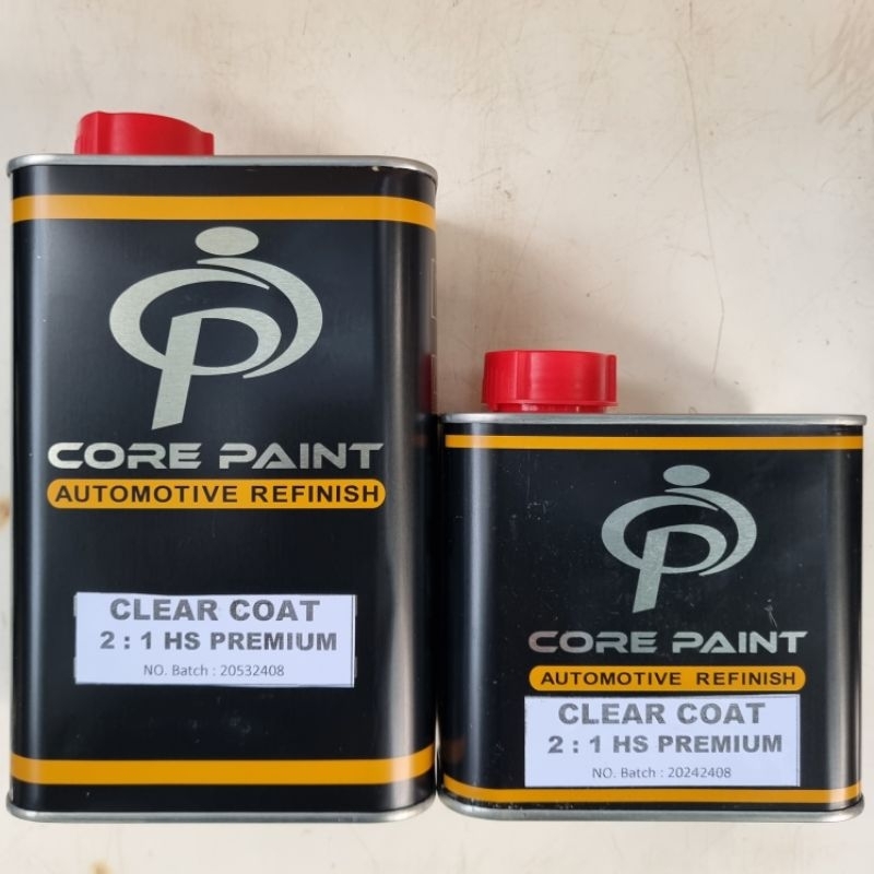 Jual Clear 2.1 premium HS core paint 1liter+500ml | Shopee Indonesia