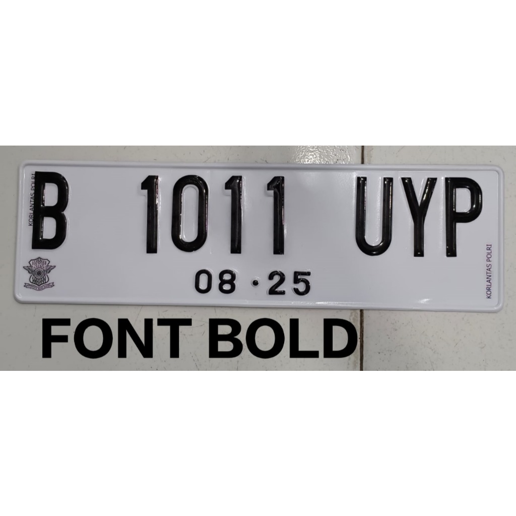 Jual PLAT NOMOR MOBIL STANDAR TERBARU ANGKA PLAT MOBIL BISA CUSTOM ...