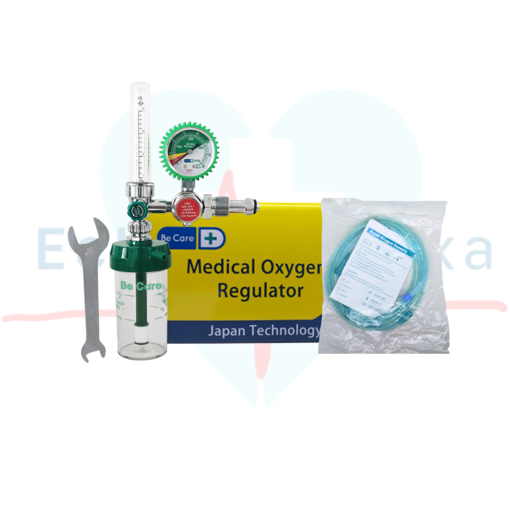 Jual Be Care Regulator Oksigen / Oxygen Regulator Becare / Alat Bantu ...