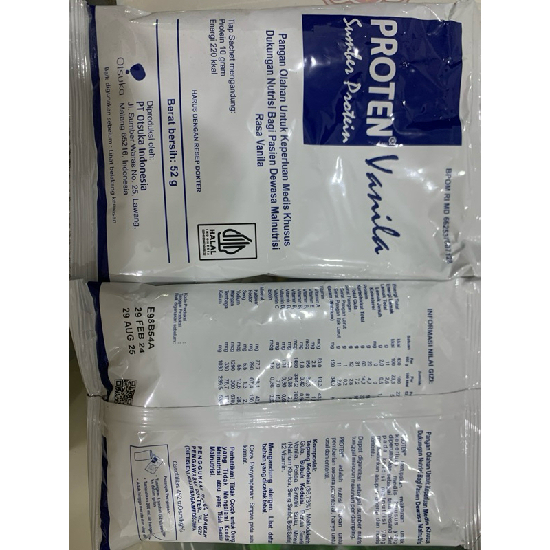 Jual Proten Vanilla Harga Per Box @ 20 sachet | Shopee Indonesia