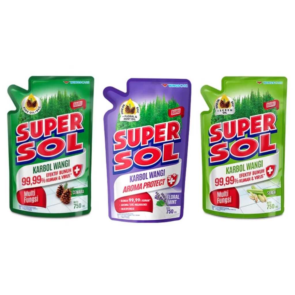 Jual SUPERSOL KARBOL WANGI 750ML | Shopee Indonesia