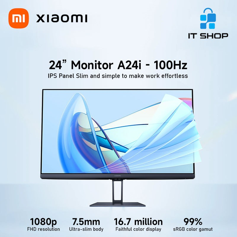 Jual Xiaomi 23.8 inch Monitor A24i - 100Hz - Distributor Datascript ...