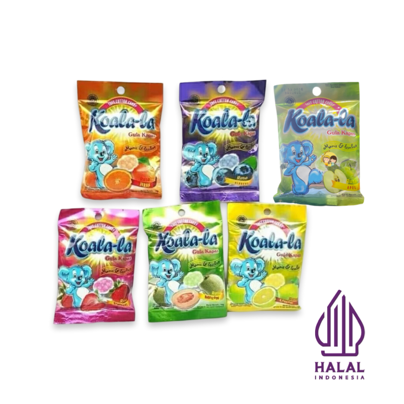 Jual Koala-La Kapas Candy | Gula Kapas Stroberi Lembut & Lucu by Jadoel ...