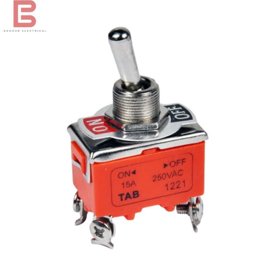 Jual Toggle Switch 4 Kaki 2 Posisi On-Off 1221 TAB | Shopee Indonesia