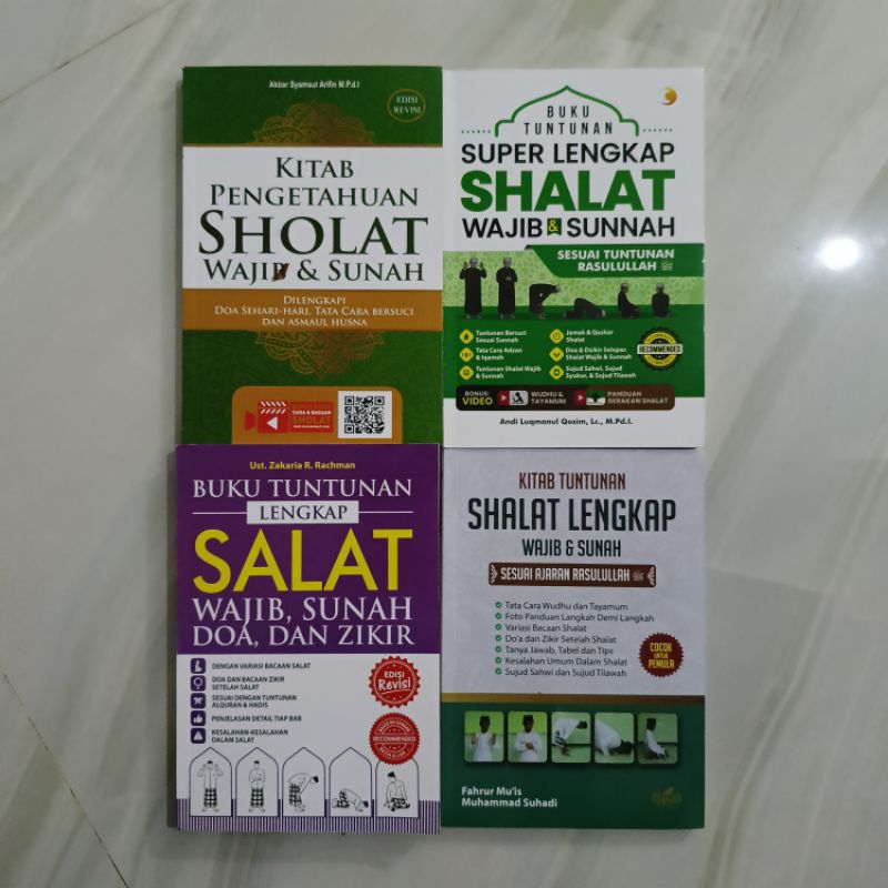 Jual paket 4 buku, Kitab Pengetahuan Sholat Wajib dan Sunnah + Buku ... Jual paket 4 buku, Kitab Pengetahuan Sholat Wajib dan Sunnah + Buku ...