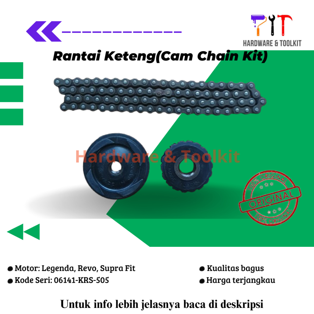 Jual Rantai Mesin (Cam Chain Kit) – Legenda, Revo & Supra Fit Rantai ...