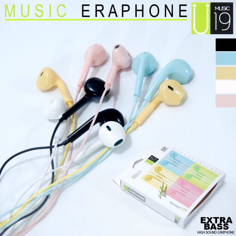 Jual Headset Macaron U19 (Packing Dus) | Shopee Indonesia