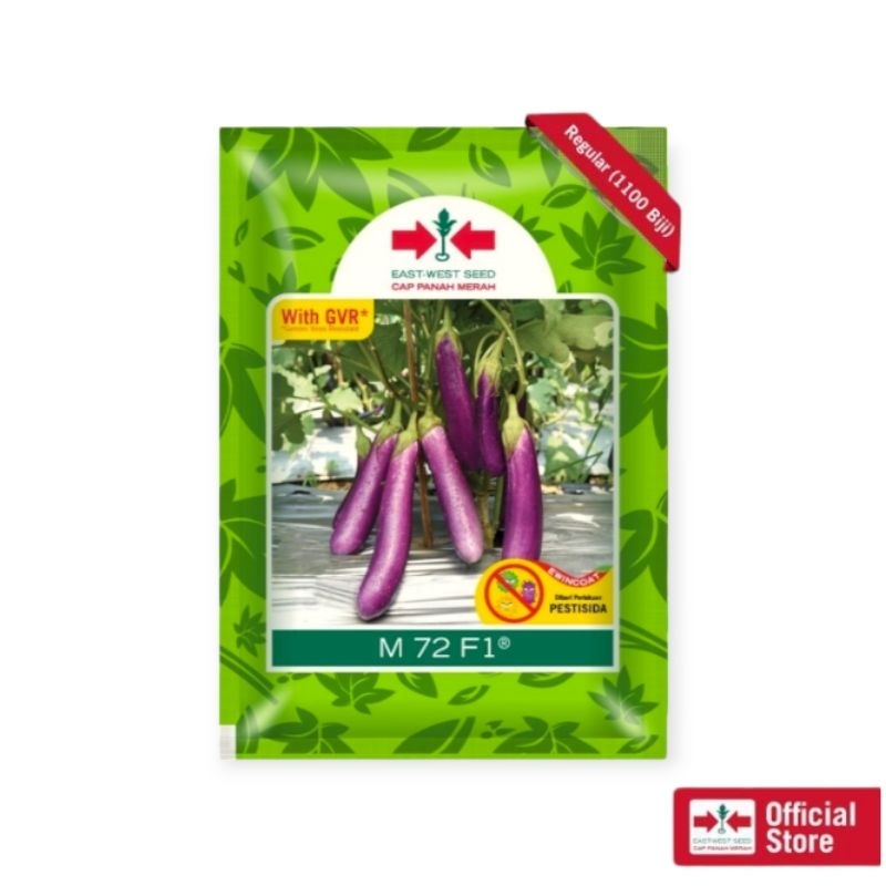Jual Benih Terong ungu M 72 F1 isi kemasan 1.100 butir - Cap panah merah | Shopee Indonesia