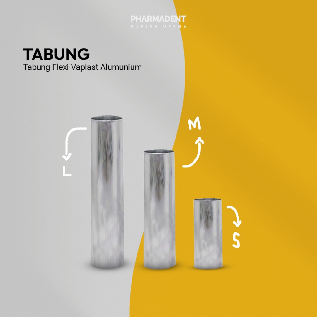 Jual Tabung Flexi Vaplast Alumunium Free Packing Dus | Shopee Indonesia