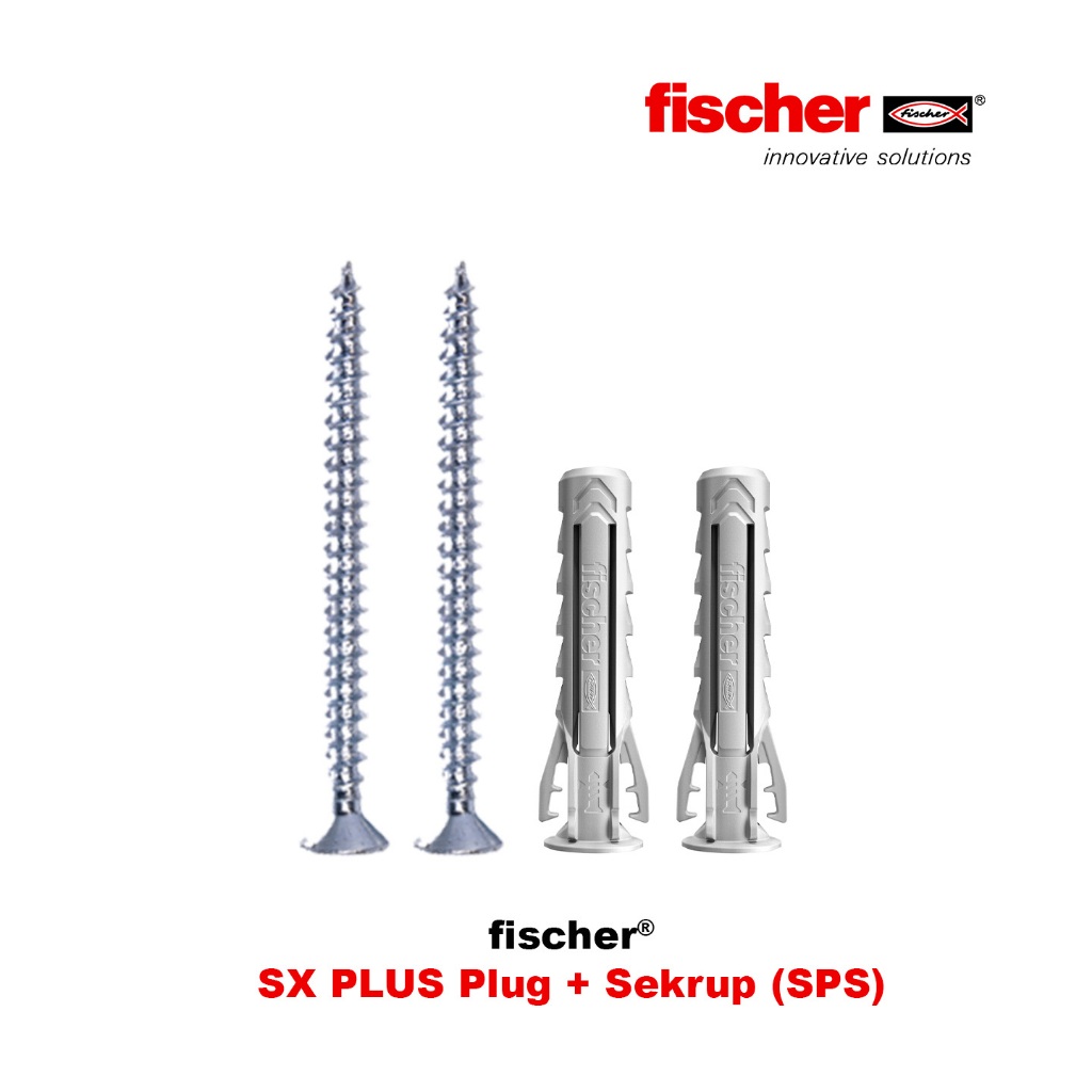 Jual Fischer SX Plus + Sekrup Box - Angkur Nilon (Bundling) | Shopee ...