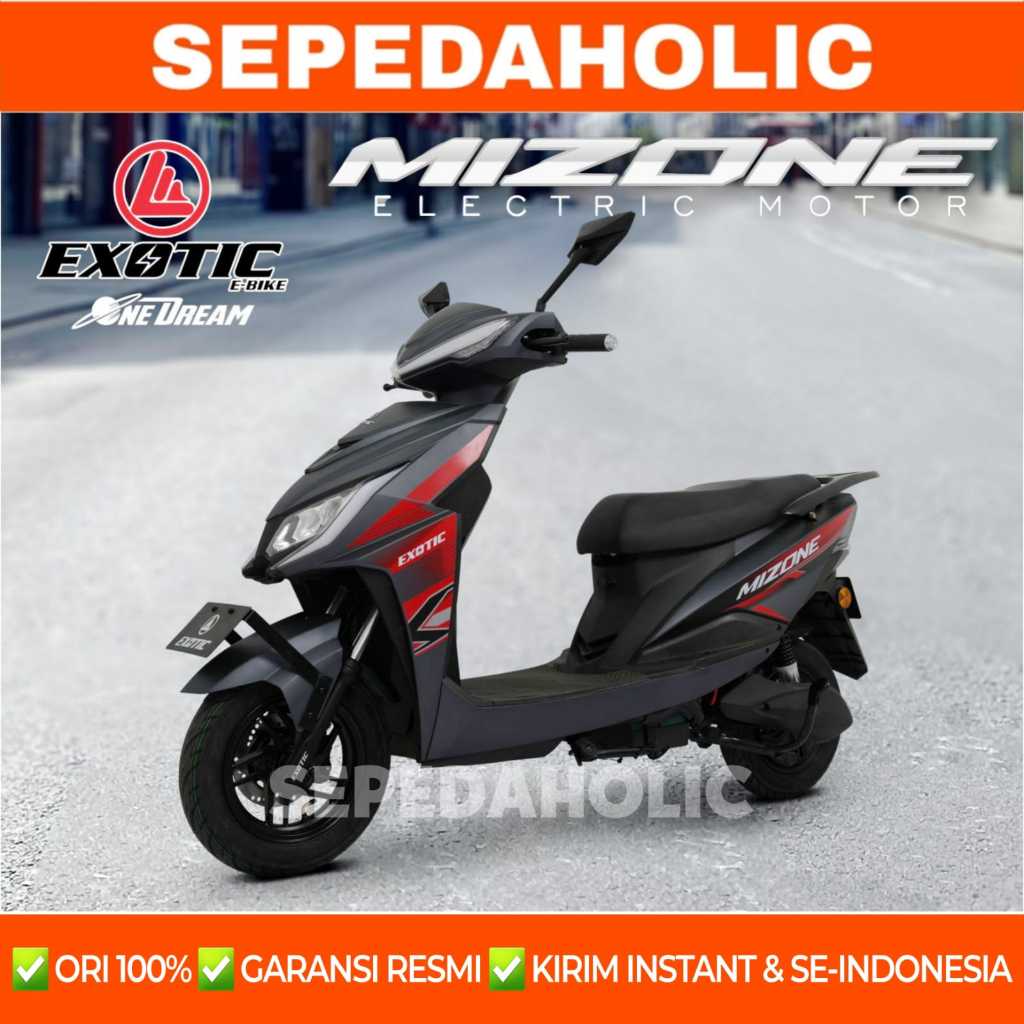 Jual Sepeda Motor Listrik EXOTIC MIZONE BY PACIFIC 1000 Watt E Motor ...