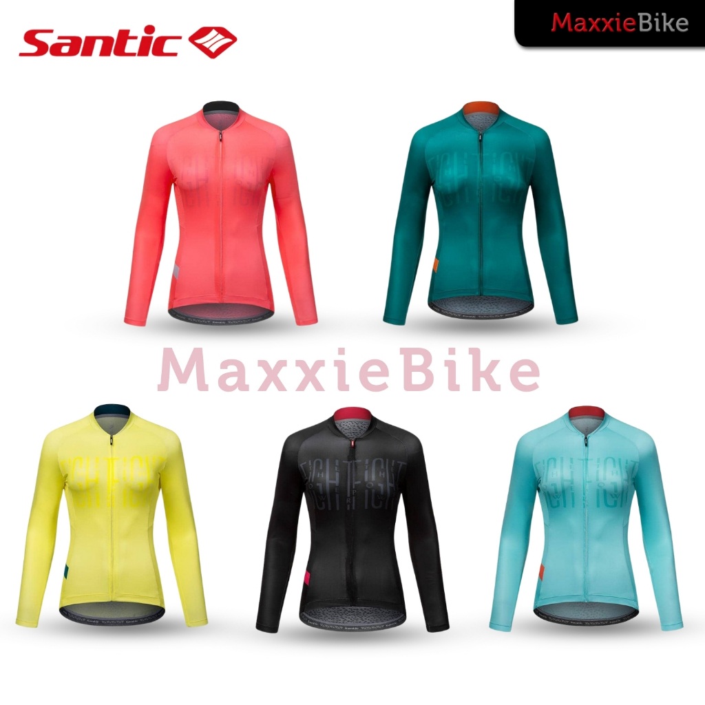 Jual SANTIC Jersey Sepeda Wanita Lengan Panjang LIZI WL1C01124-Santic Women Cycling Jersey Long ...