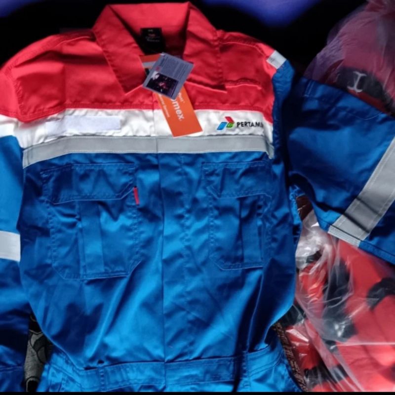 Jual Wearpack Coverall Pertamina Dupont Original/Wearpack Pertamina ...