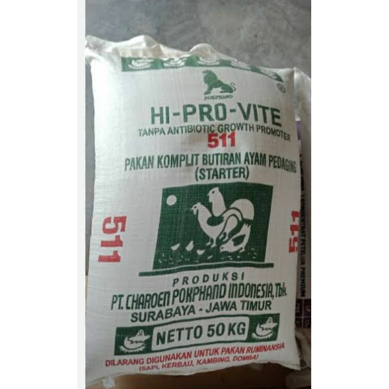 Jual HI PRO VITE 511 PAKAN ANAKAN AYAM STARTER PEDAGING | Shopee Indonesia