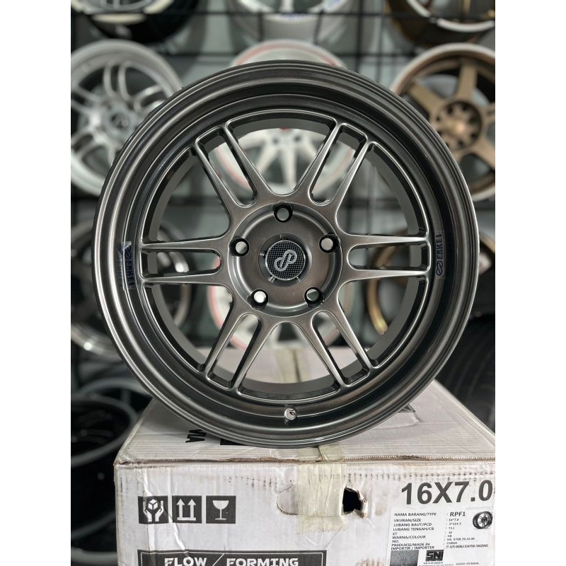 Jual velg enkei rpf r16 hyper black pcd 5x114 kondisi baru | Shopee ...