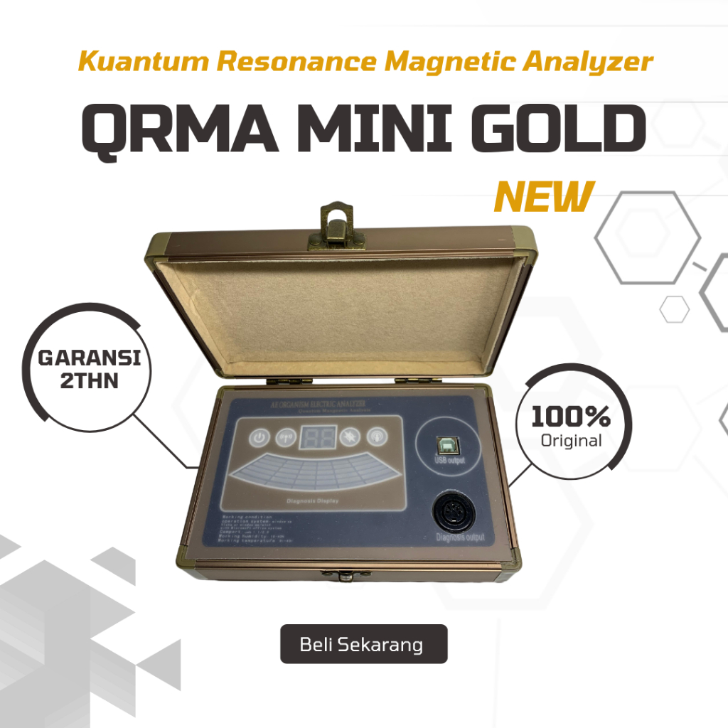 Jual QRMA Kuantum Resonance Magnetic Analyzer Quantum Mini Gold Stick/Handpind Software Versi ...