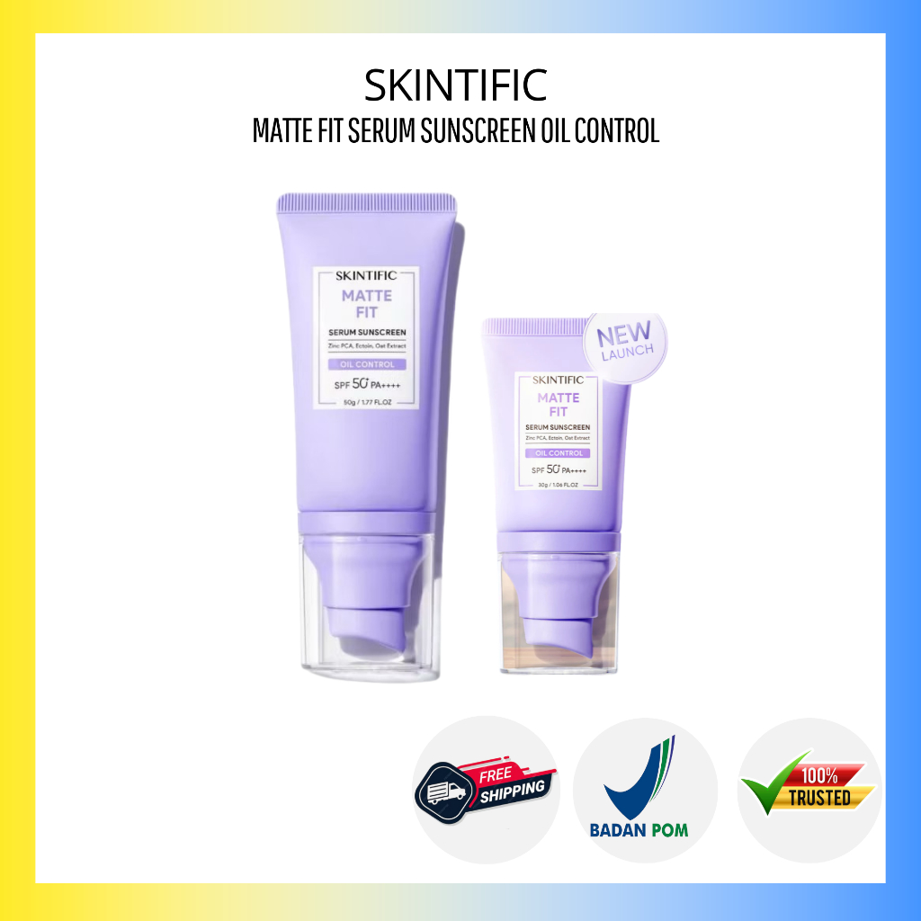 Jual SKINTIFIC Matte Fit Serum Sunscreen 30gr 50gr SPF50 PA++++ | Skin ...