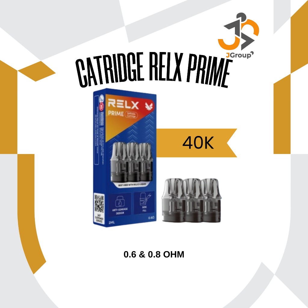 Jual CARTRIDGE RELX PRIME POD 2ML AUTHENTIC BY RELX | Shopee Indonesia