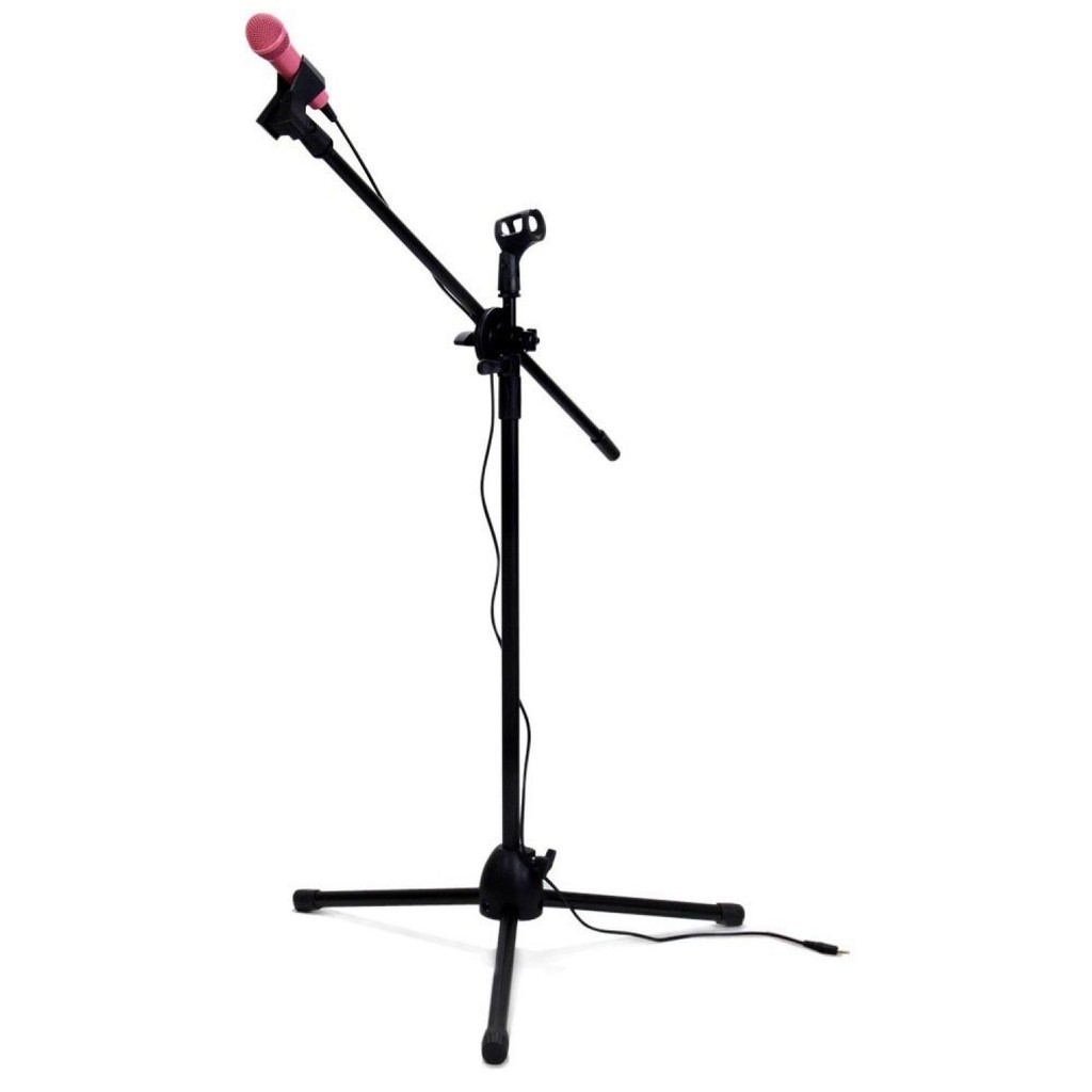 Jual Stand Mik, Tripod Microphone Stand. Dengan 2 mic Holder atau 1 mik ...