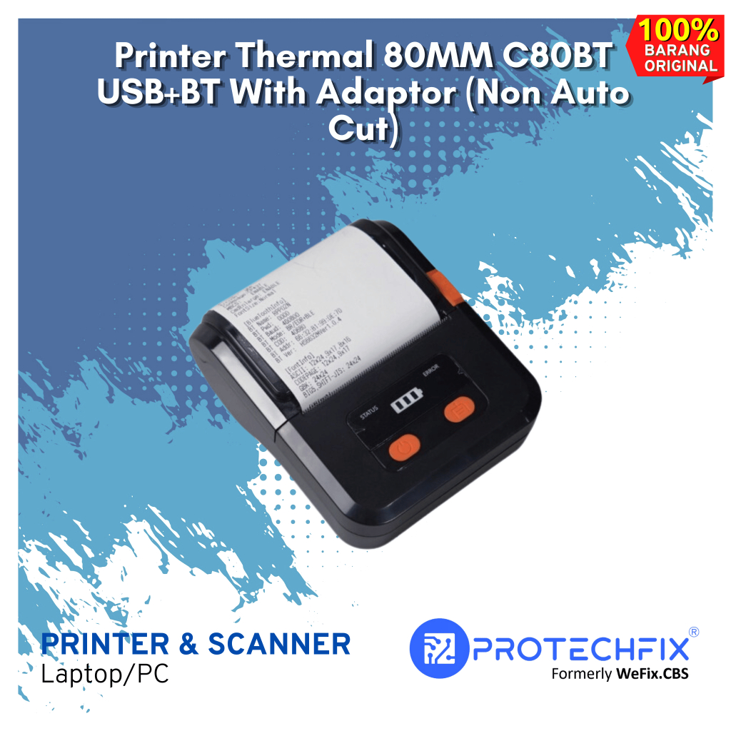 Jual Printer Bluetooth Usb Thermal 80Mm Cetak Struk Resi Rpp02N C80Bt ...