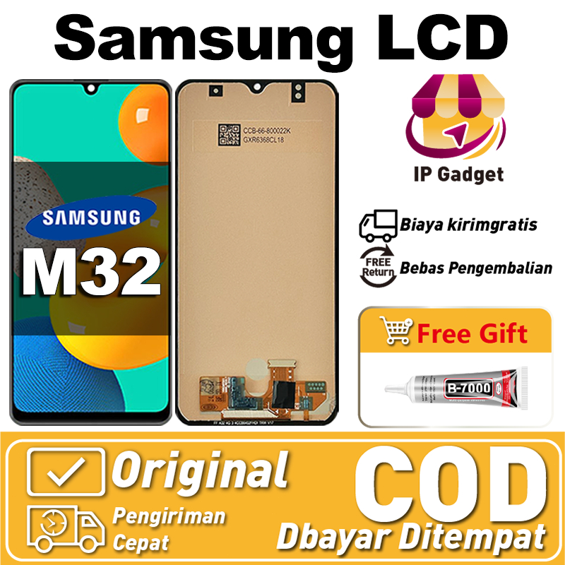 Jual Original LCD SAMSUNG M32 fullset ori asli Layar hp touchscreen ...