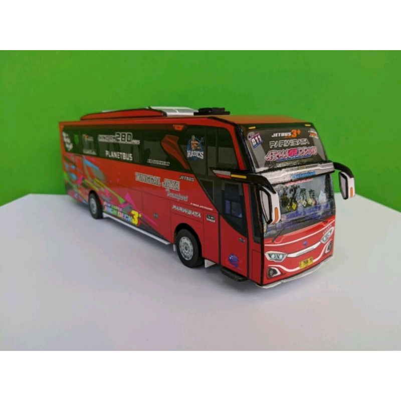 Jual Miniatur bus basuri Jet Bus 3 ARMAGEDON Tunggal Jaya 1/50 | Shopee ...