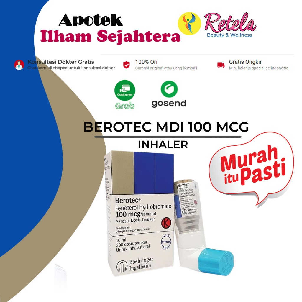 Jual BEROTEC MDI 100 MCG INHALER | Shopee Indonesia