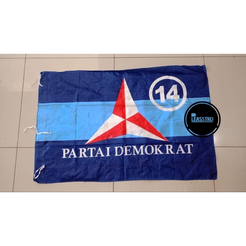 Jual BENDERA PARTAI DEMOKRAT 80 x 120 cm ISI 50 pcs | Shopee Indonesia